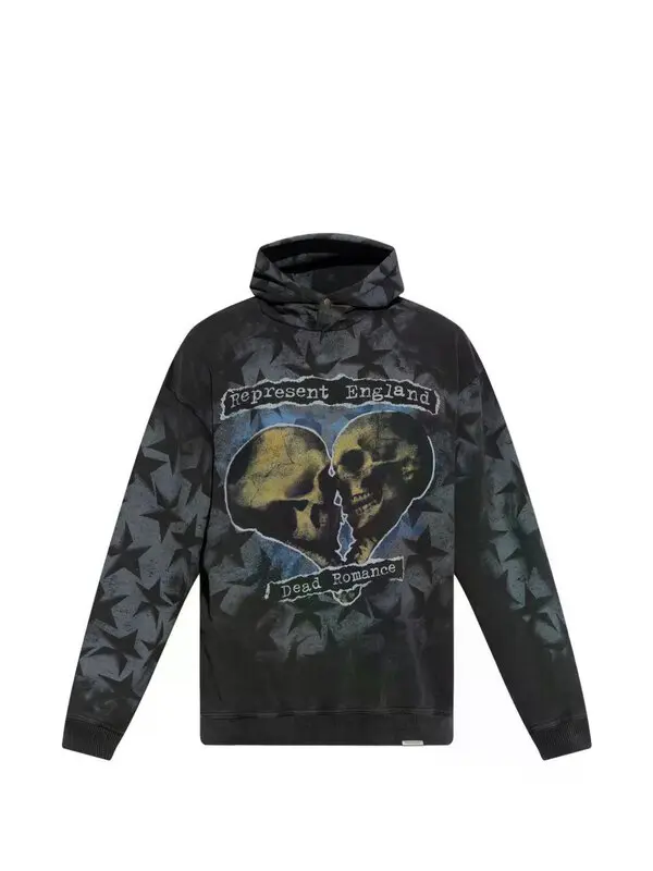 REPRESENT Graphic Print Long Sleeve Hoodie