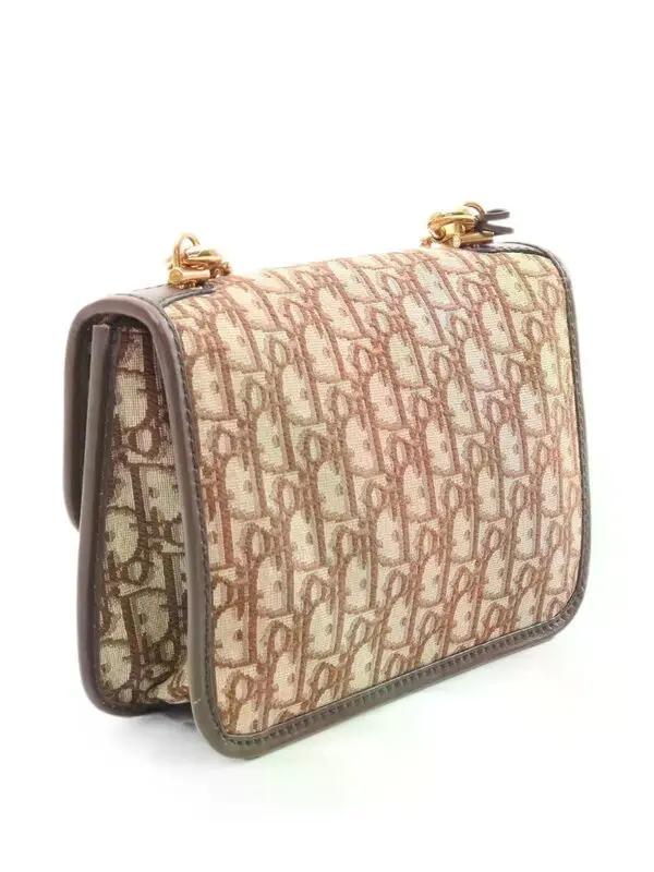 Dior Oblique Jacquard Canvas Dioraddict Shoulder Bag - Neutrals