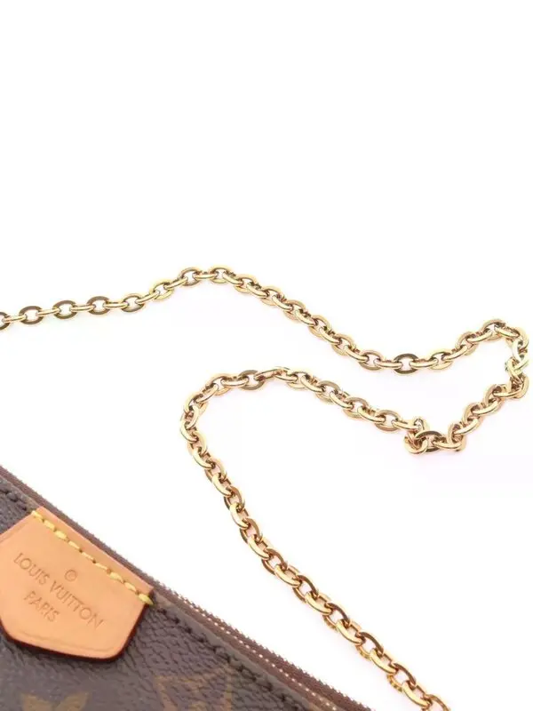 LOUIS VUITTON Monogram Pochette Accessoires Clutch Bag - Brown