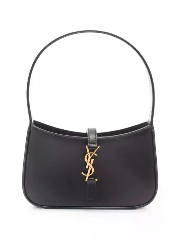 Saint Laurent Le 5 À 7 Leather Tote Bag - Black