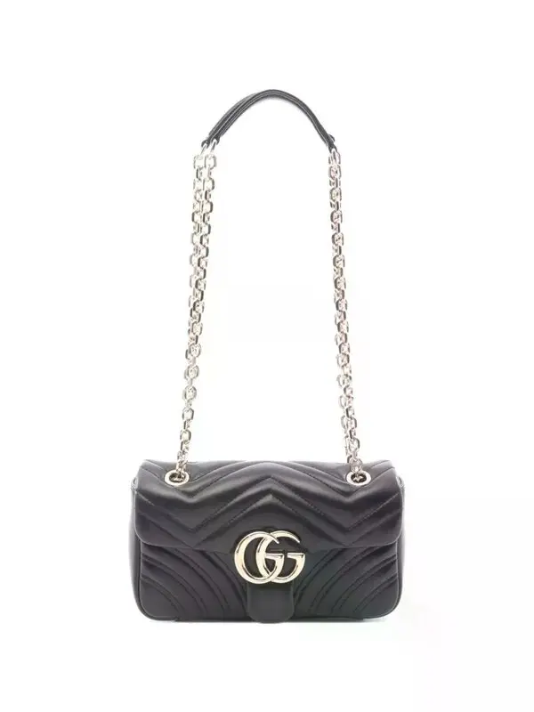 Gucci Gg Marmont Small Shoulder Bag - Black