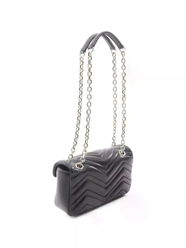 Gucci Gg Marmont Small Shoulder Bag - Black