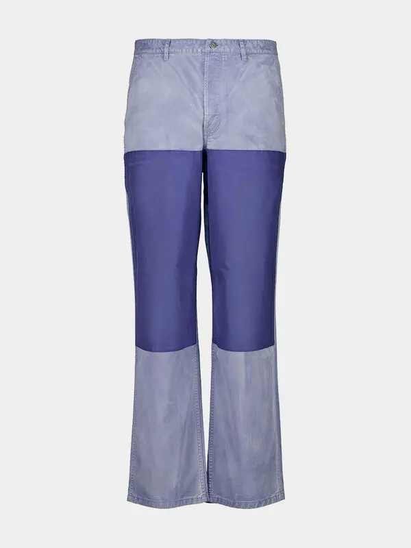Dior Pants 4p Patch Cotton - Blue