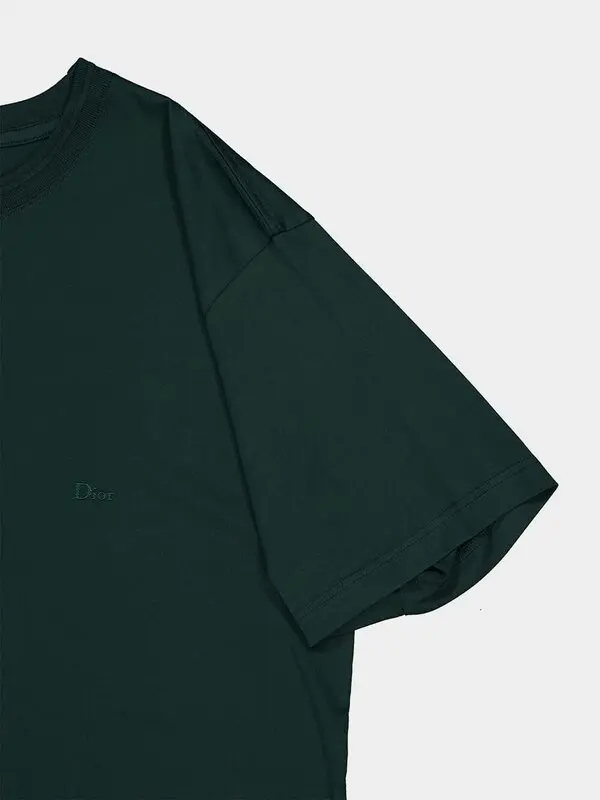 Dior T-shirt S/s Cotton - Green
