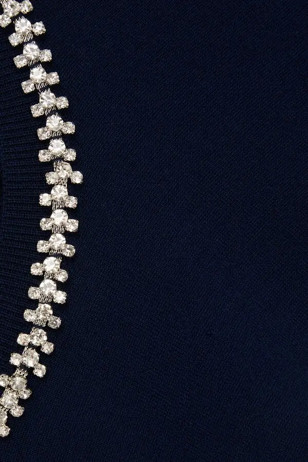 Maje Crystalembellished Woolblend Sweater