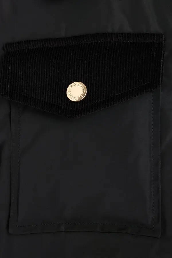 Sandro Corduroytrimmed Shell Jacket