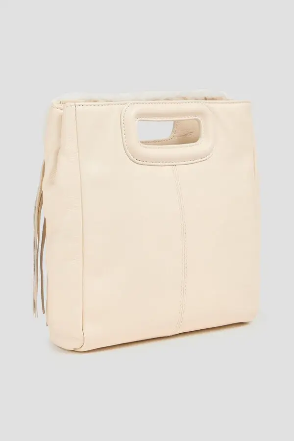 Maje Fringed Leather Tote