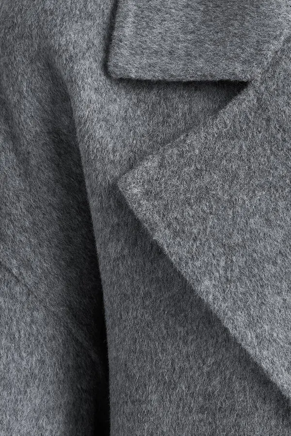 Maje Woolblend Felt Coat