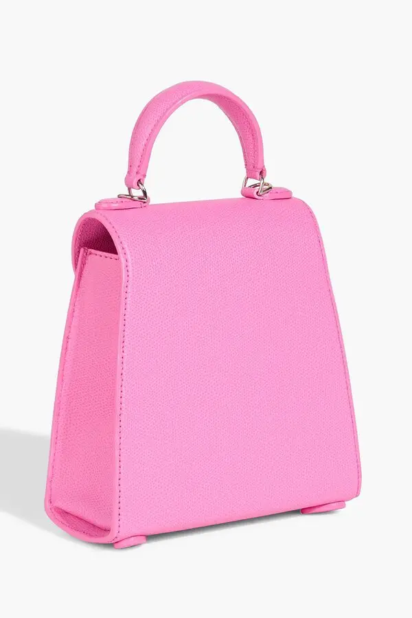 Simone Rocha Valentine Mini Pebbledleather Tote - Bubblegum