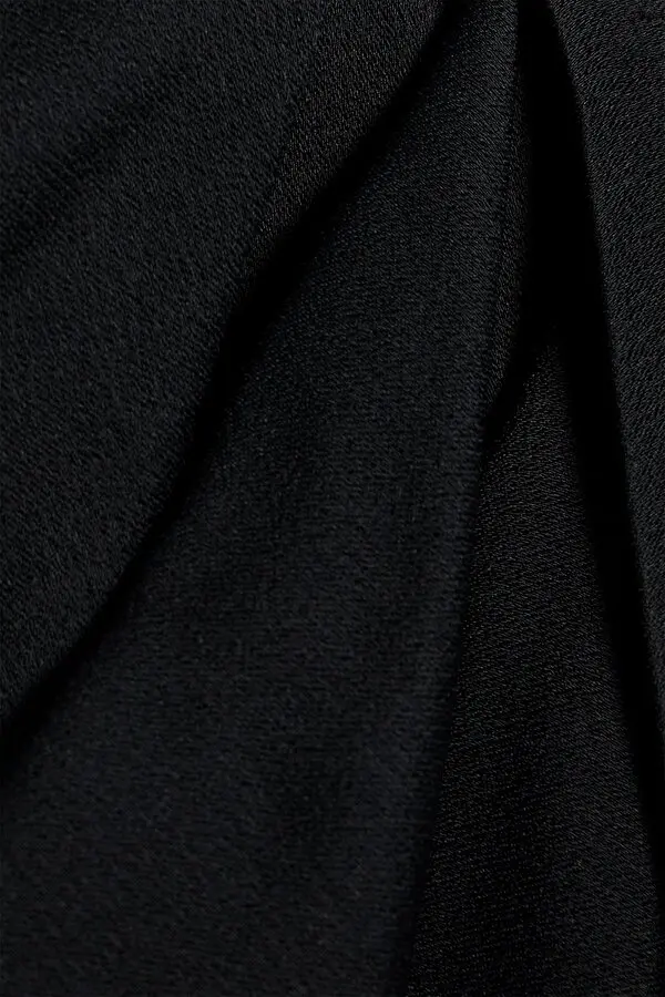 Stella McCartney Layered Draped Satincrepe Mini Dress