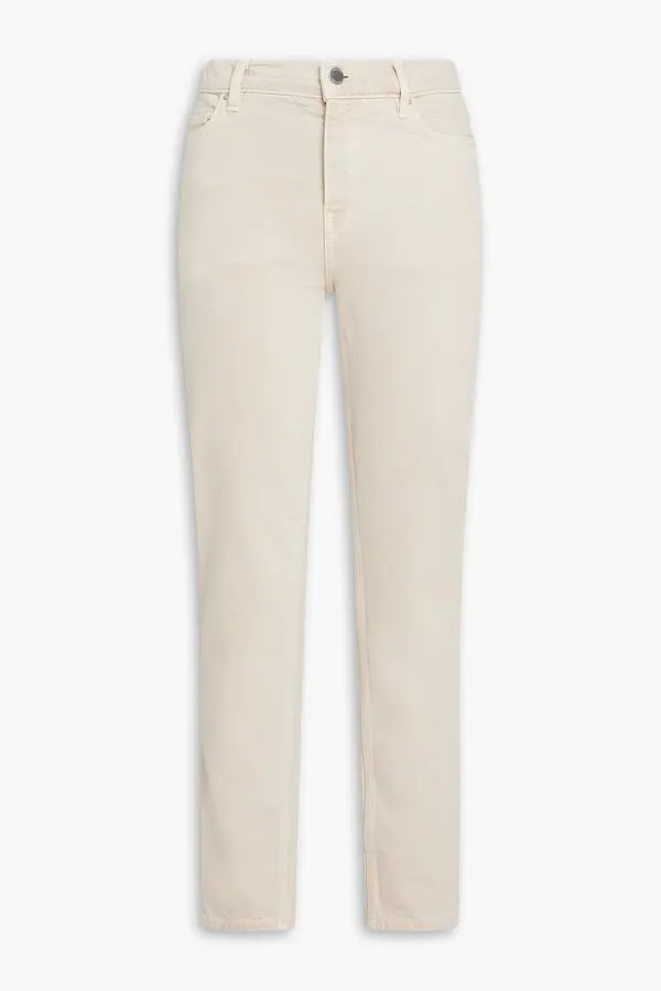 TOTEME Low-rise Tapered Jeans - Beige