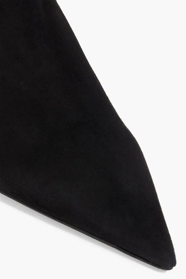 TOTEME Sharp 40 Suede Knee Boots