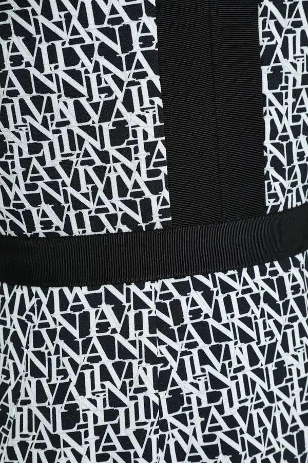 LANVIN Wrapeffect Printed Crepe Dress