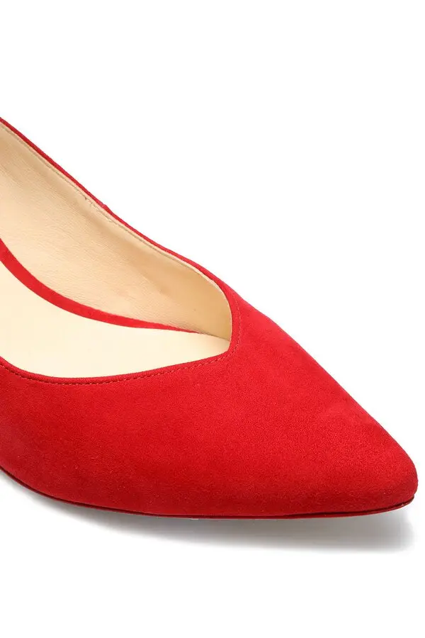 ISA TAPIA Suede Bow Embellished Pumps