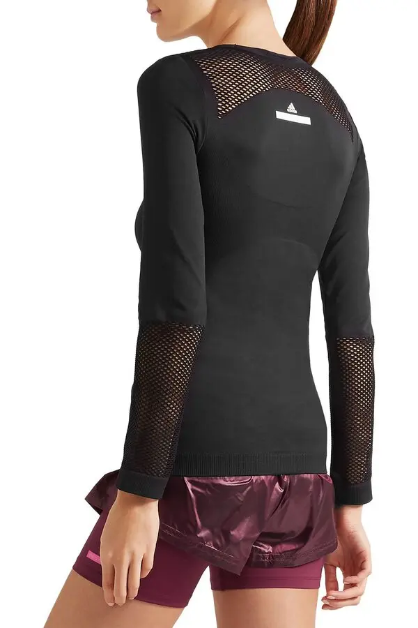 Adidas By Stella McCartney Meshpaneled Climalite Stretch Top