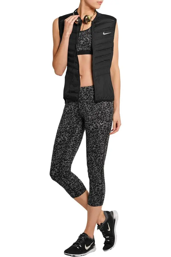 Nike Pro Fierce Printed Drifit Stretchjersey Sports Bra
