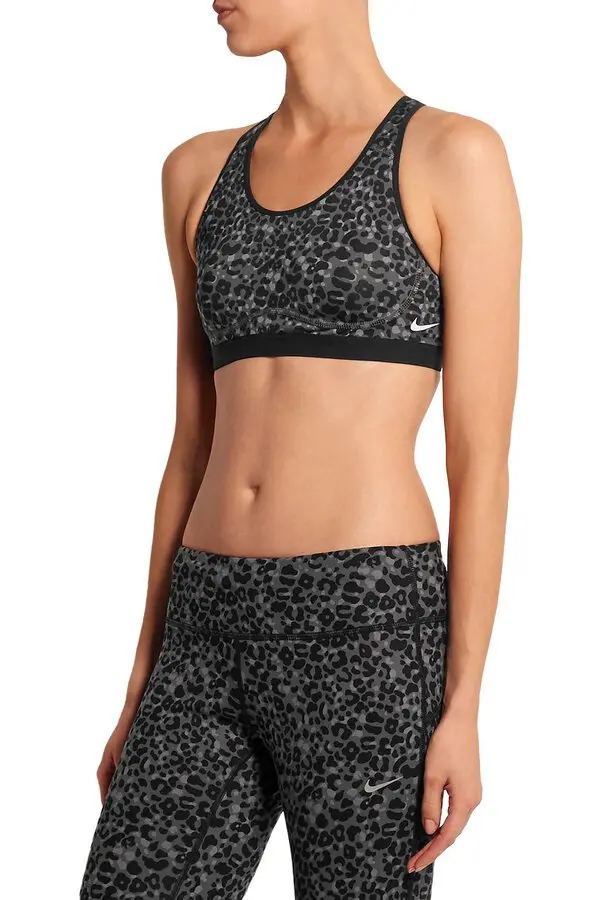 Nike Pro Fierce Printed Drifit Stretchjersey Sports Bra