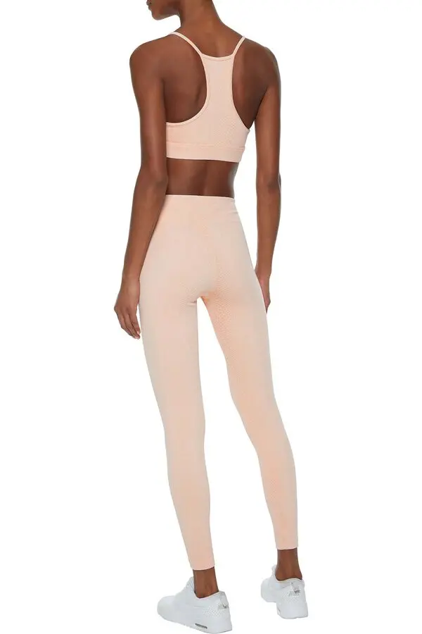 Koral Trifecta Meshpaneled Stretchjacquard Sports Bra