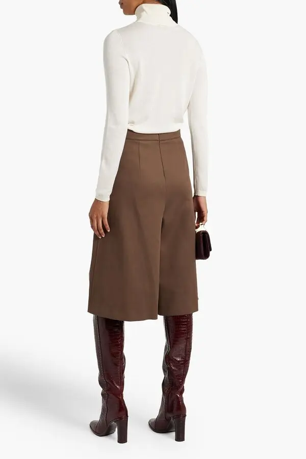 Max Mara Cottonblend Twill Shorts