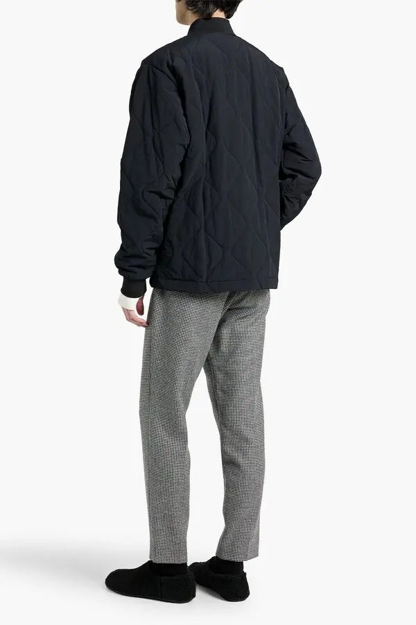 MSGM Quilted Shell Bomber Jacket
