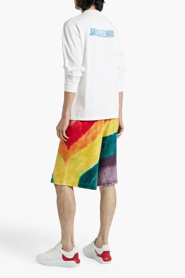 Acne Studios Tiedyed Cottonterry Drawstring Shorts