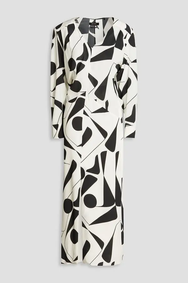 Isabel Marant Étoile Printed Lyocellcrepe De Chine Maxi Dress - Ecru