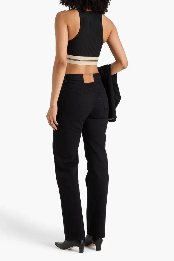Alexander Wang Highrise Straightleg Jeans