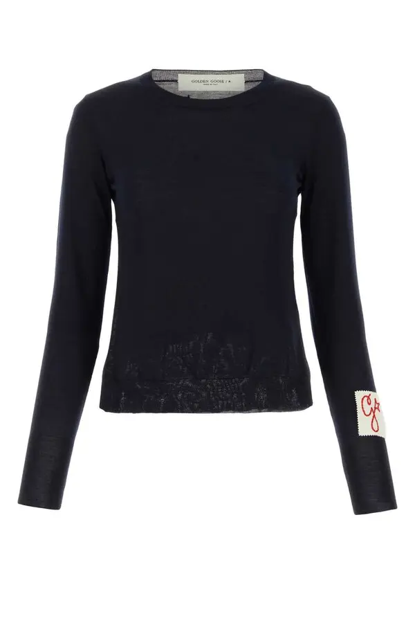 GOLDEN GOOSE Virgin Wool Pullover - Black