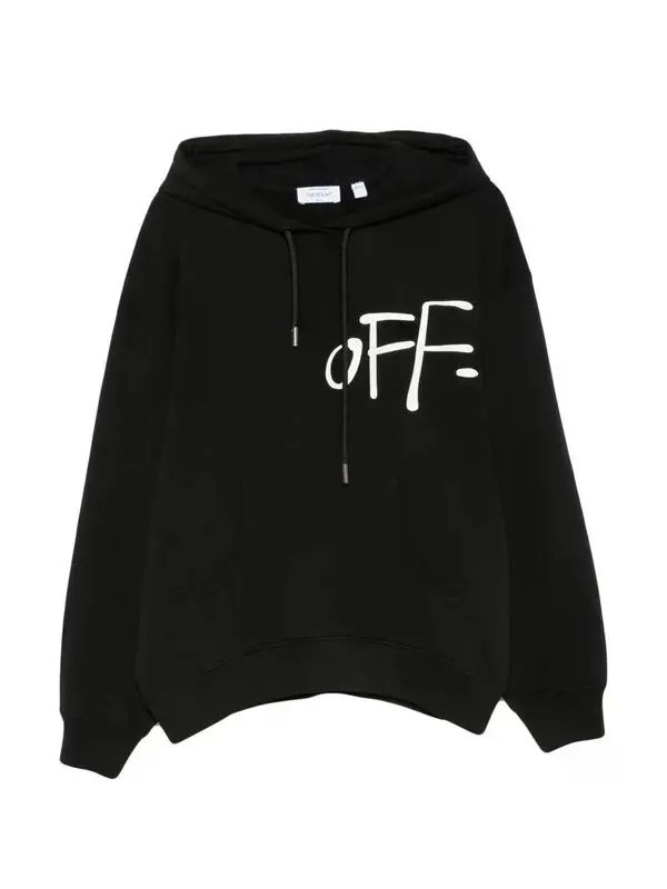 Off-White Logo-print Drawstring Hoodie