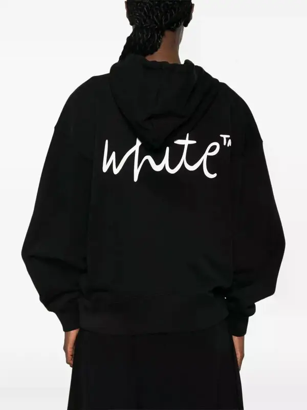 Off-White Logo-print Drawstring Hoodie