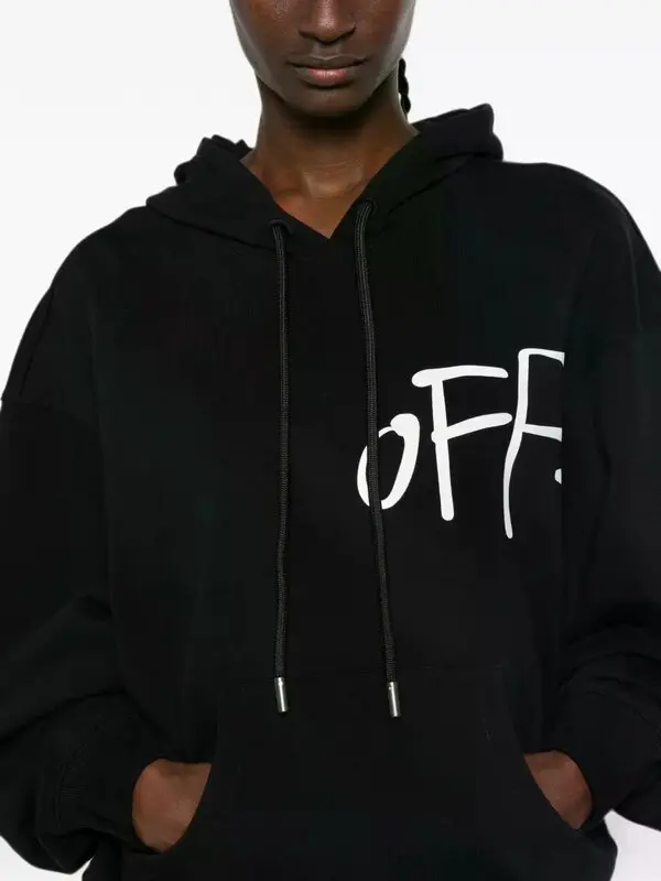 Off-White Logo-print Drawstring Hoodie