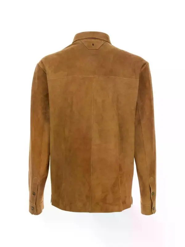 SALVATORE SANTORO Suede Shirt