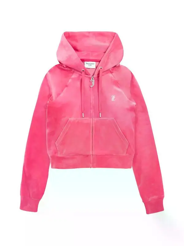 Juicy Couture Diamanté Textured Hoodie