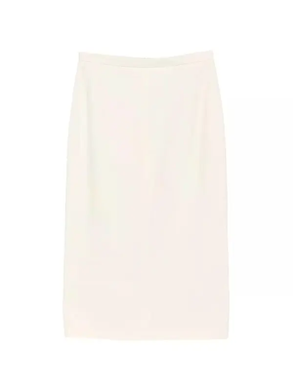 N°21 High-waisted Pencil Skirt With Textured Finish