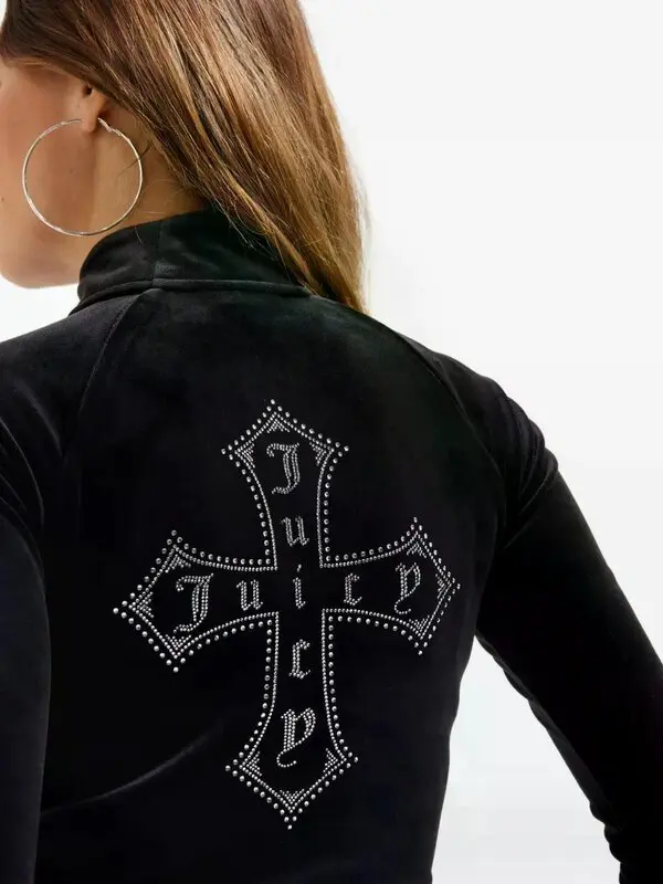Juicy Couture Zip-up Velour Sweatshirt