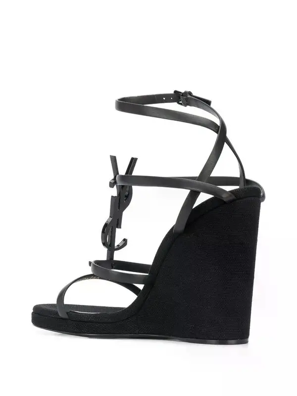 Saint Laurent Opyum Wedge Sandals