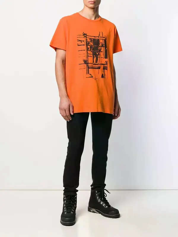 Off-White Drawstring Belt Slim-fit Denim Jeans