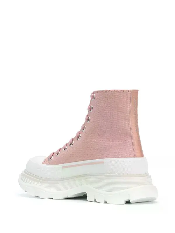 Alexander McQueen Tread Slick High-top Sneakers - Pink