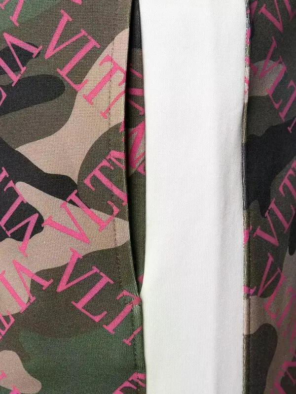 Valentino Garavani Vltn Grid Print Track Pants