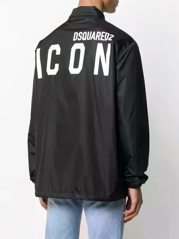 Dsquared2 Field Jacket With Rear Logo Print