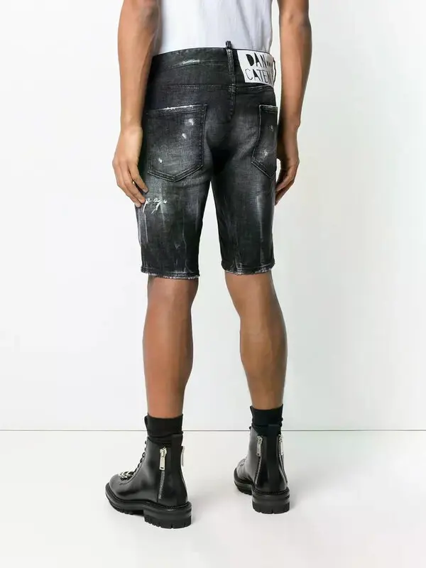 Dsquared2 Distressed Denim Shorts
