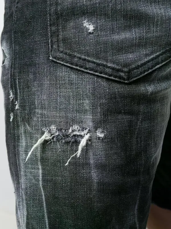 Dsquared2 Distressed Denim Shorts