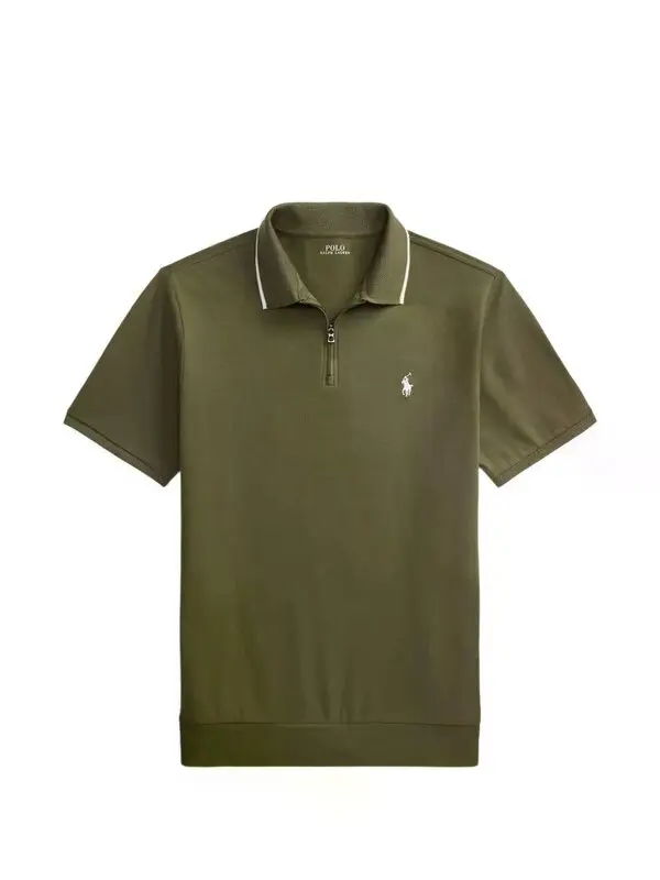 Polo Ralph Lauren Logo-embroidered Zip-up Polo Shirt