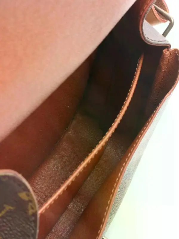 LOUIS VUITTON Monogram Canvas Shoulder Bag - Brown