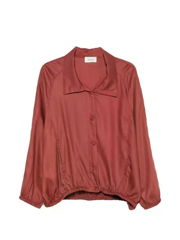 VICOLO High-neck Button-up Top