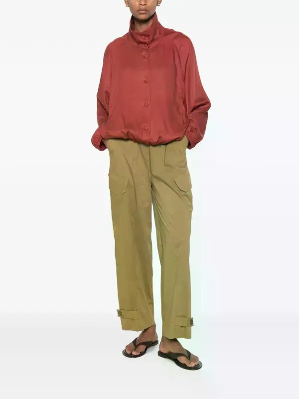 VICOLO High-neck Button-up Top