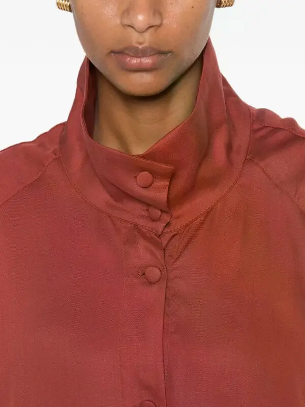 VICOLO High-neck Button-up Top