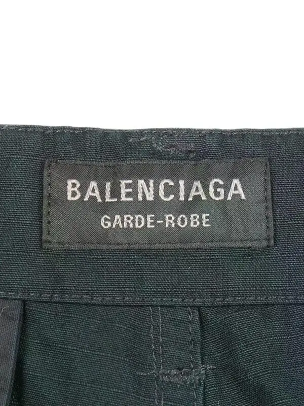 Balenciaga Navy Cotton Cargo Pants