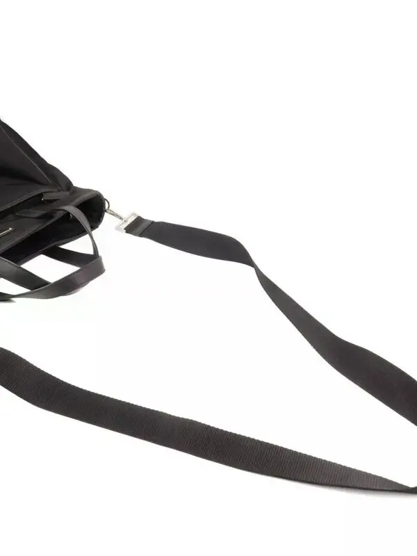 Prada Saffiano Leather Trim Shoulder Bag
