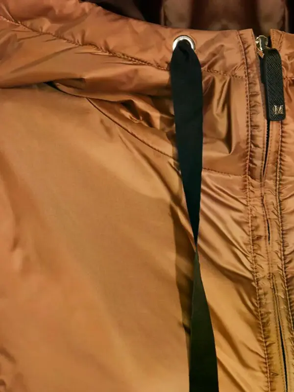 Max Mara The Cube Hooded Zip-up Coat